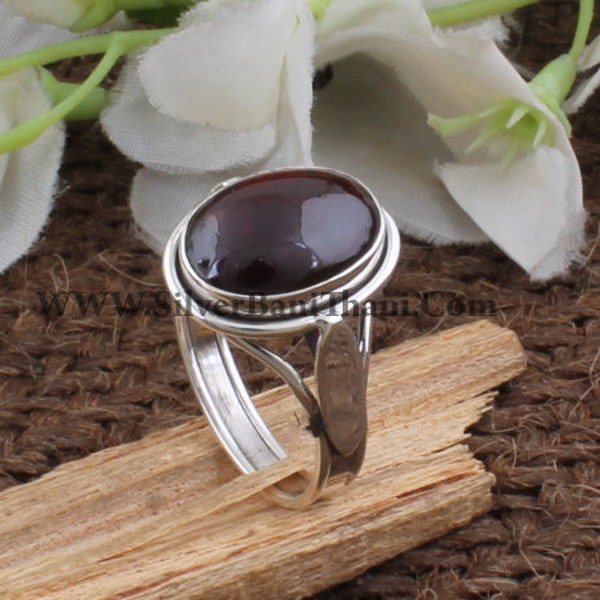 Red Stone Ring - Etsy