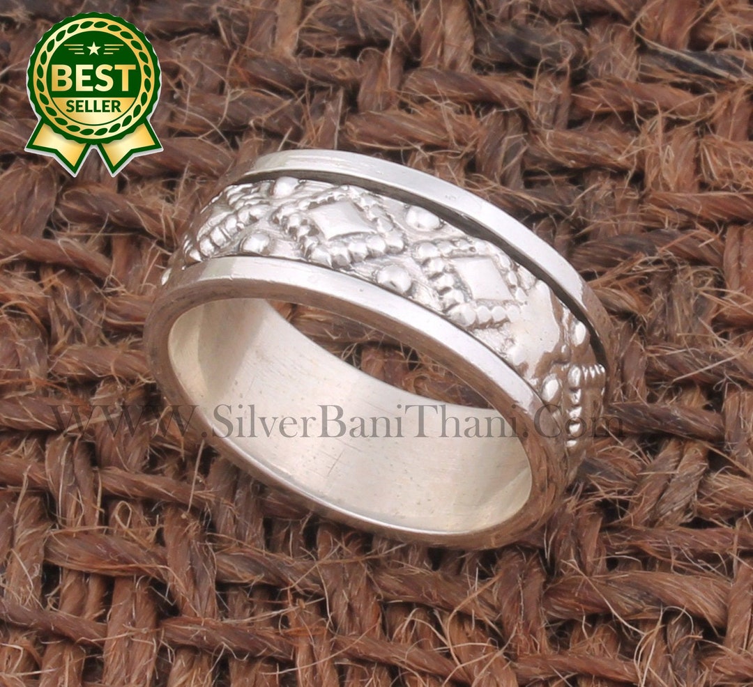 Silver Big Size Ring 925 Sterling Solid Silver Ring Handmade - Etsy