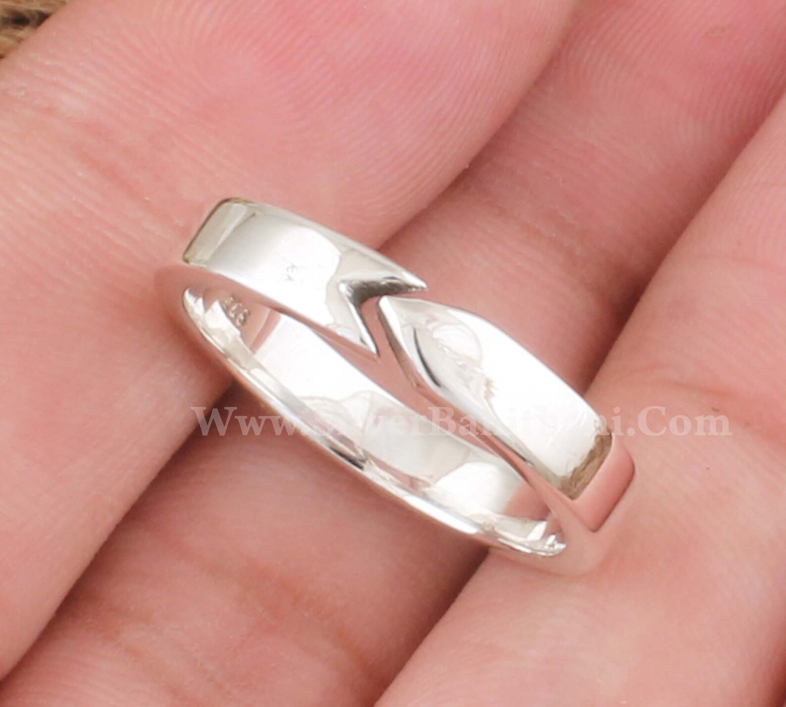 Solid 925 Sterling Silver Dainty Vintage Adjustable Ring for - Etsy