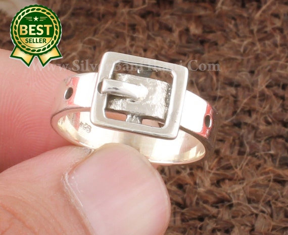 Boho Belt Ring 925 Sterling Silver Ring Belt Design Ring - Etsy