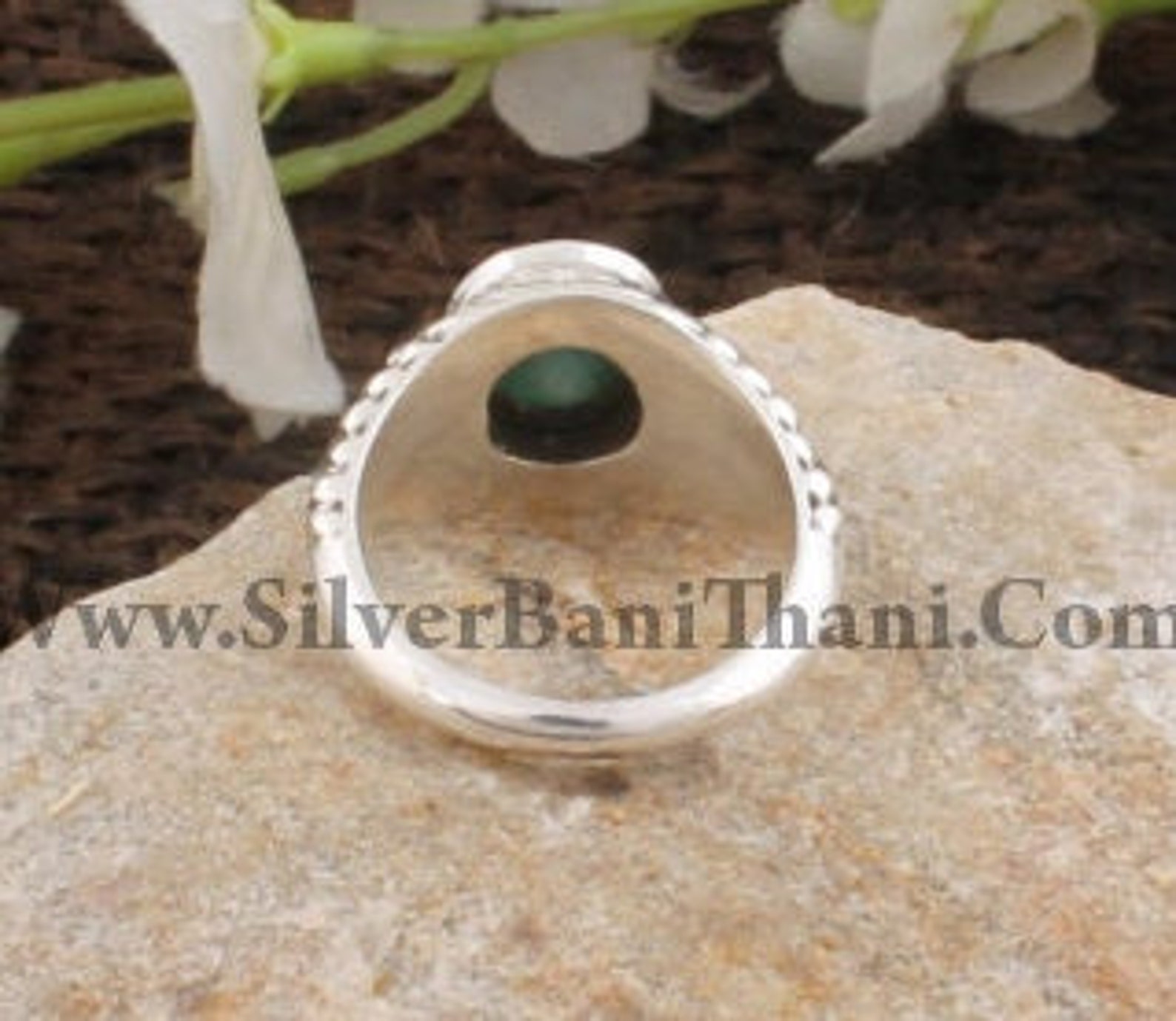 Amazonite Ring-green Stone Cabochon Ring-statement - Etsy