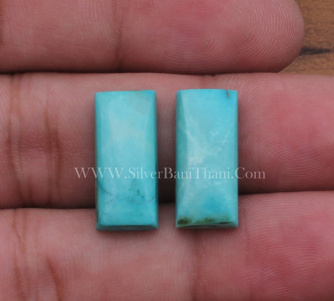 Tibetan Turquoise Rectangle Loose Gemstone Cabochon for Jewelry Making ...