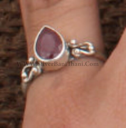 Multi Stone Silver Ring Beautiful Design Ring Boho Stone | Etsy