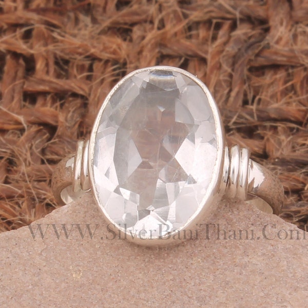 Quartz Crystal Ring - Etsy