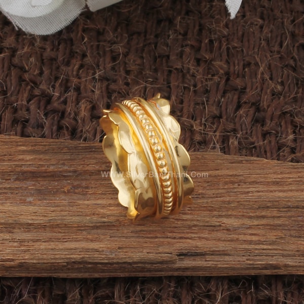 Gold Spinner Ring - Etsy