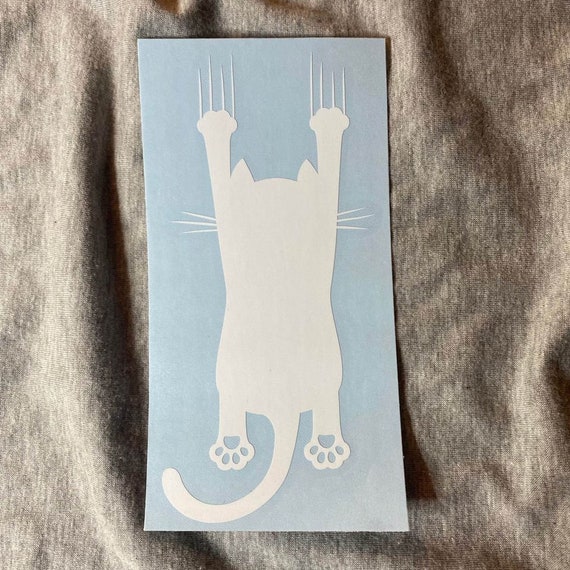 Kitty Cat Scratch Vinyl Decal | Etsy
