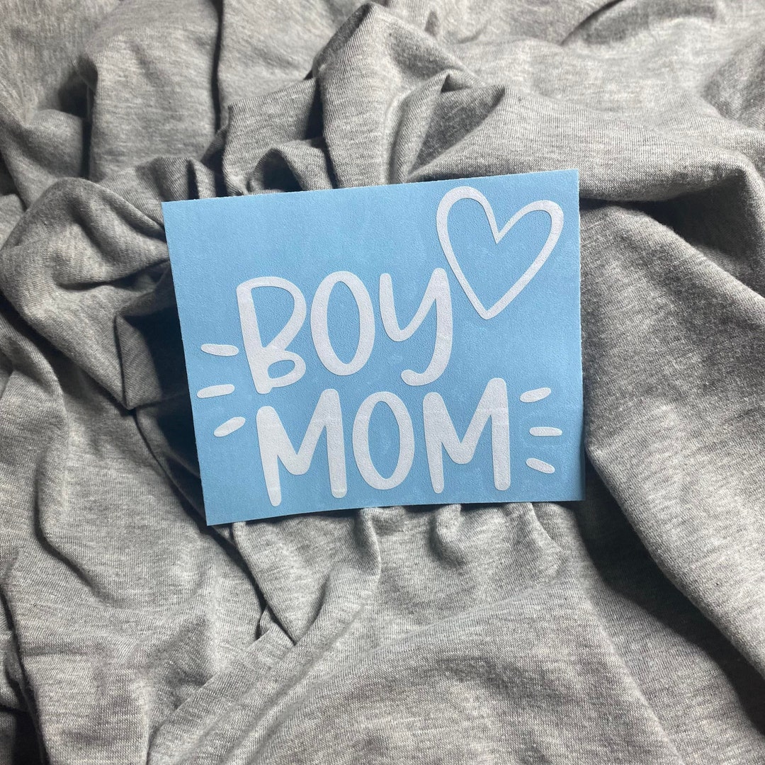 Boy Mom Sticker - Etsy