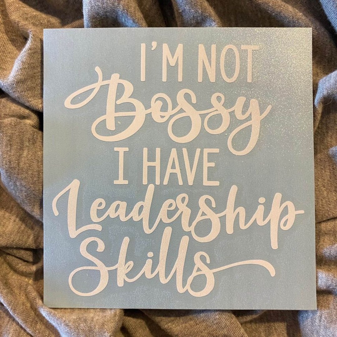 Leadership Skills White Vinyl Sticker - Etsy