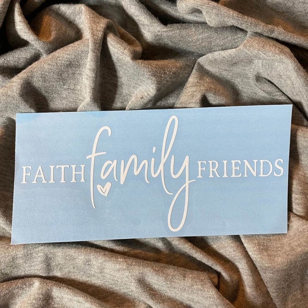 Faith Family Friends - Etsy