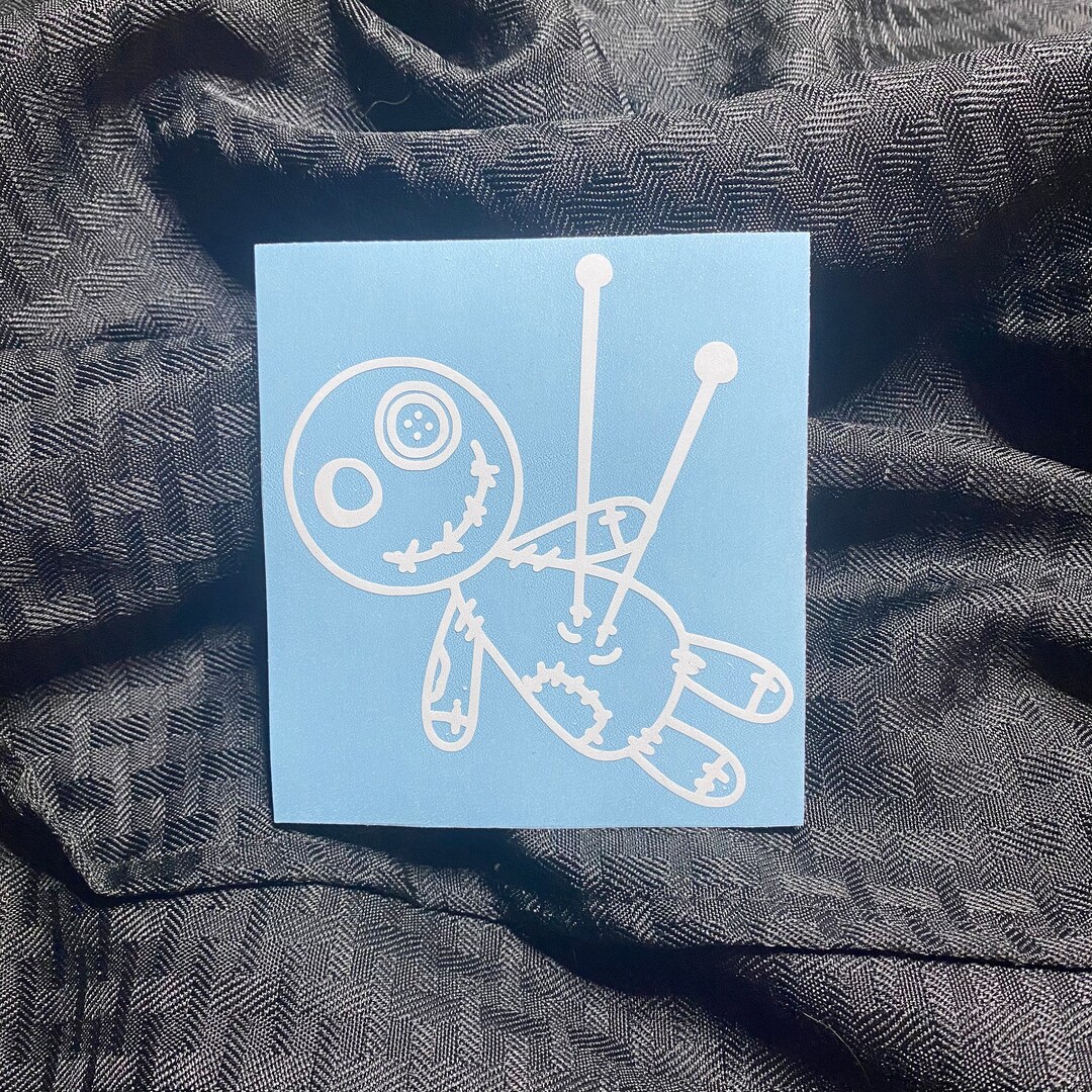 Voodoo Doll Vinyl Sticker Decal - Etsy