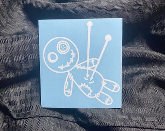 Cute Voodoo Doll Vinyl Sticker Decal Voodoo Occult Magick Goth - Etsy