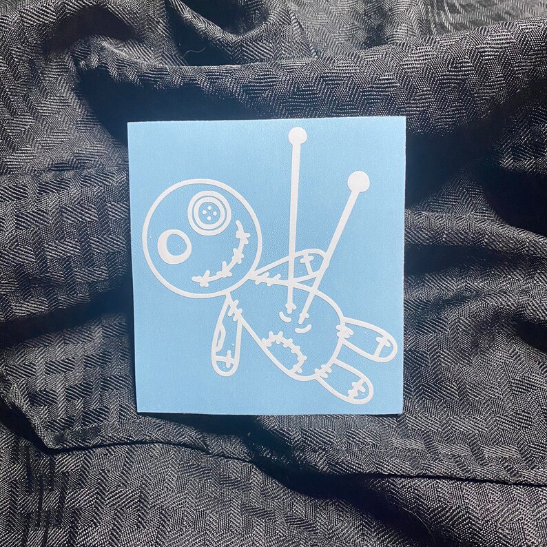 Voodoo Doll Vinyl Sticker Decal - Etsy