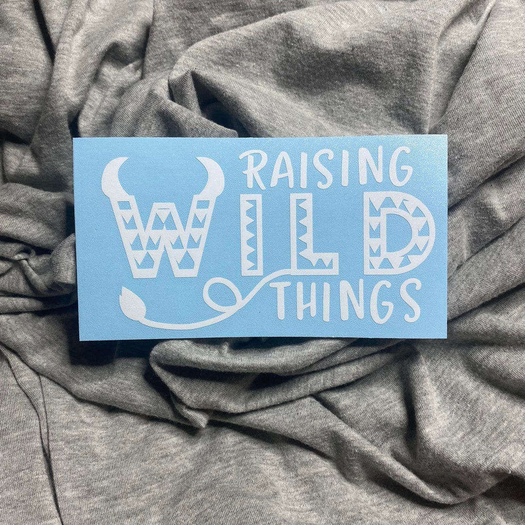 Raising Wild Things Sticker - Etsy