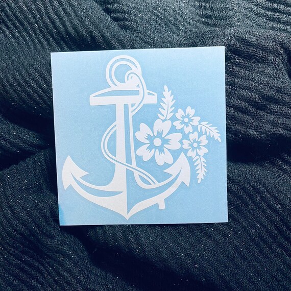 Boho Anchor Vinyl Sticker - Etsy