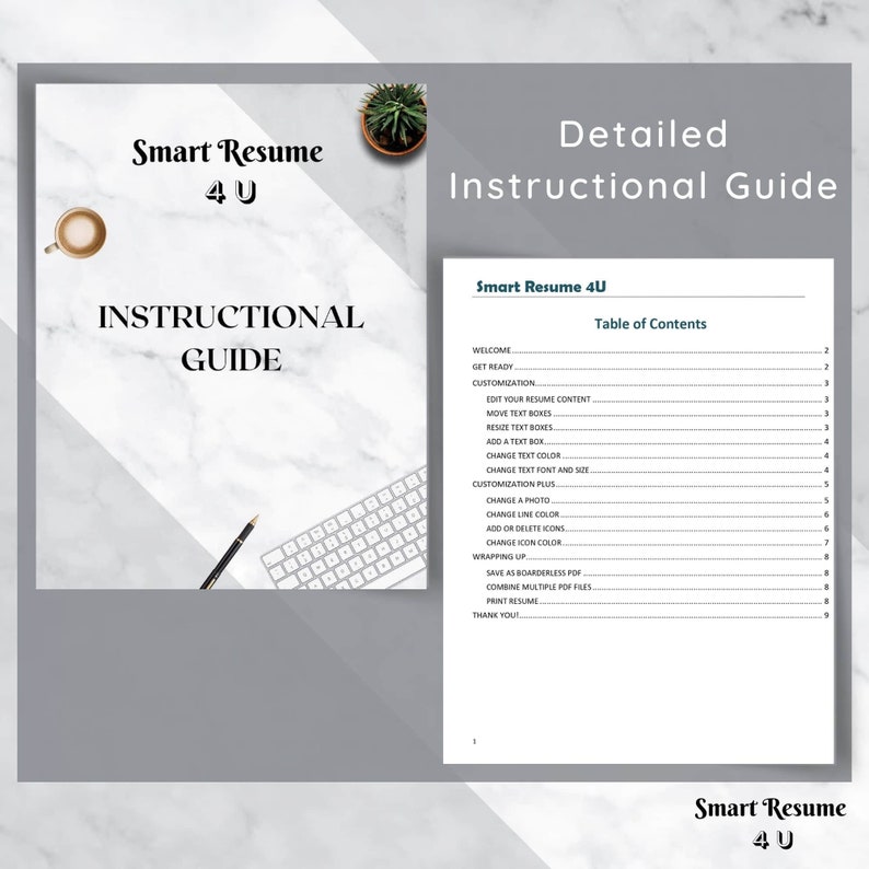 Mint Resume Template for Word |1,2,3 Page Resume With Cover Letter for ...