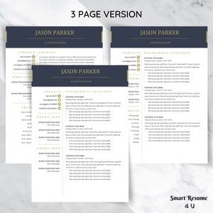 Professional Resume Template Word Instant Download, Modern Resume ...
