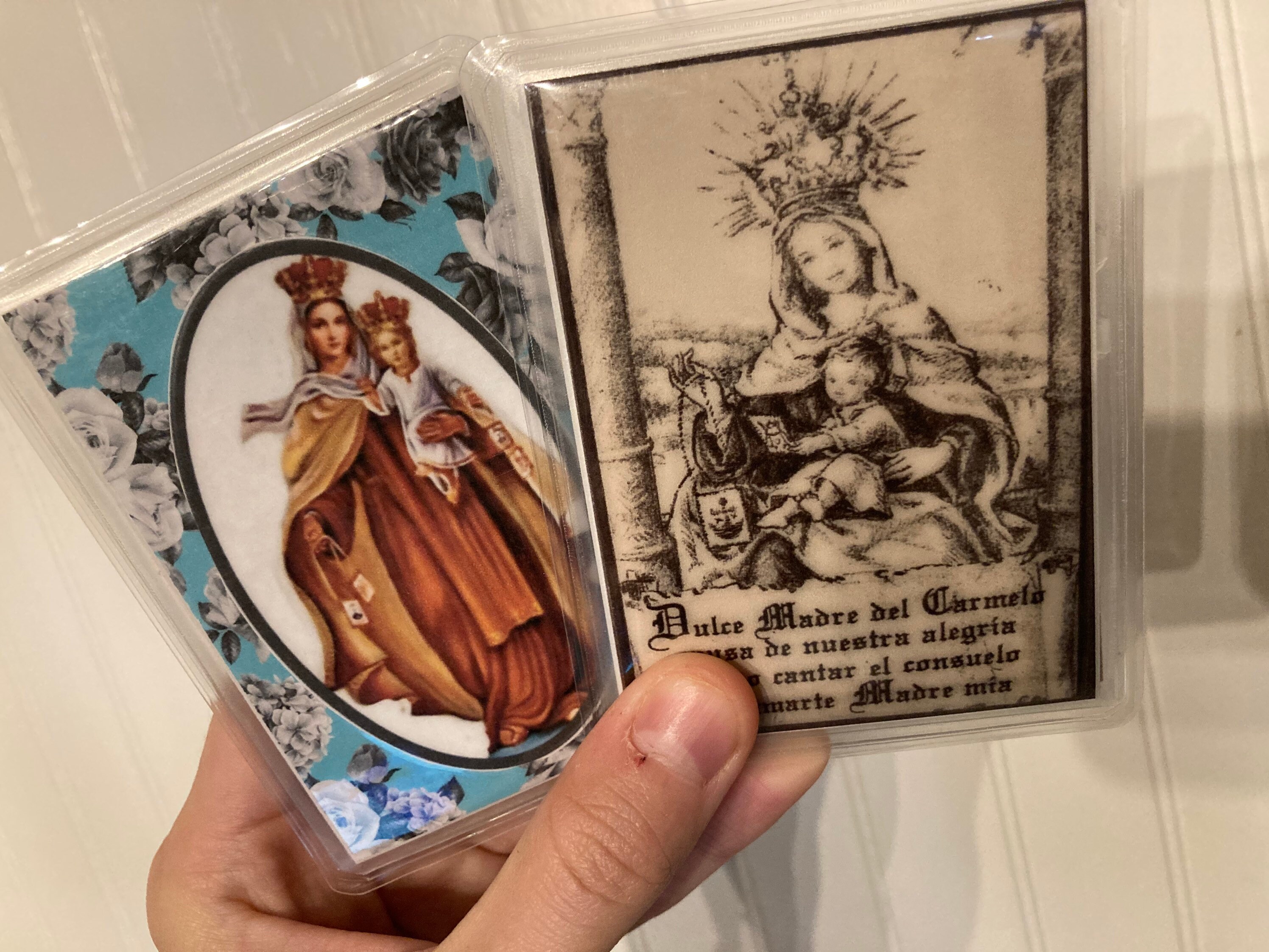 Our Lady of Mount Carmel Holy Card. - Etsy