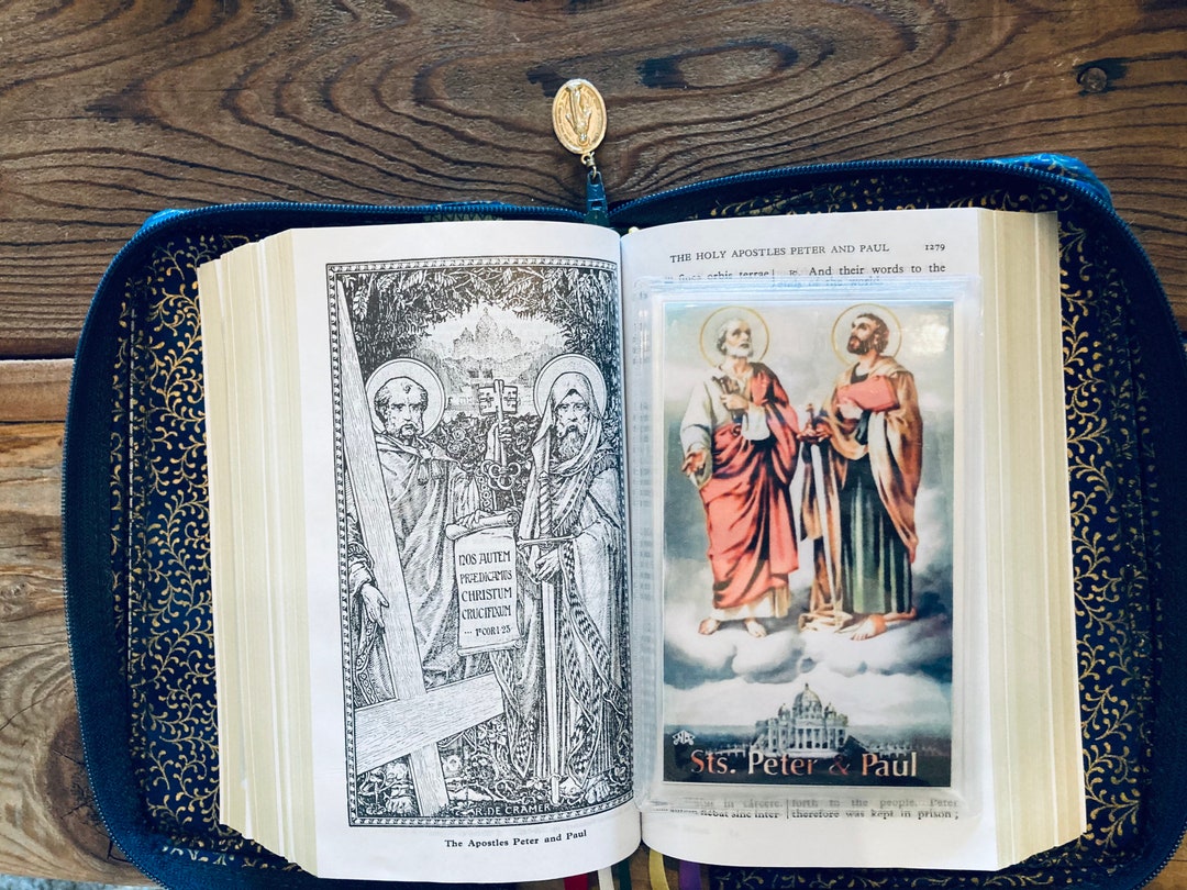 Saints Peter and Paul Holy Card - Etsy