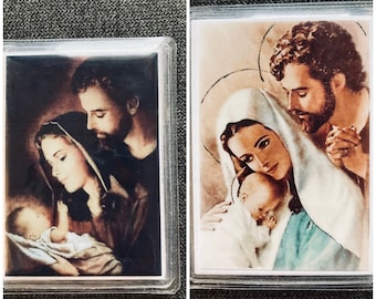 Holy Family D Holy Card - Etsy