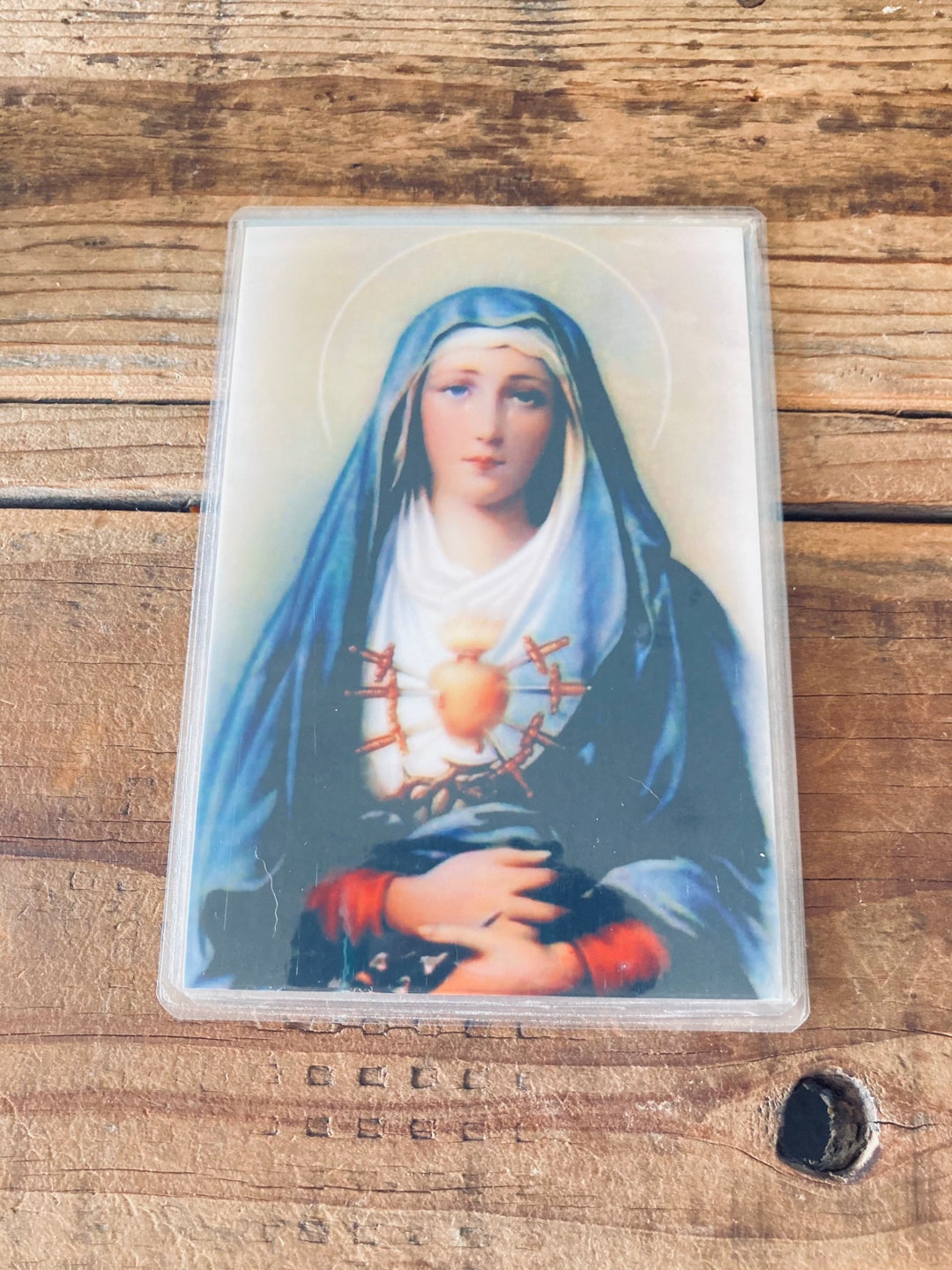 Our Lady of Seven Sorrows 4.3X6.3 Laminated Print. - Etsy
