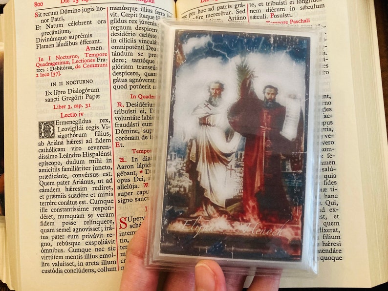 Return of Elijah and Henoch Two Witnesses Holy Card - Etsy