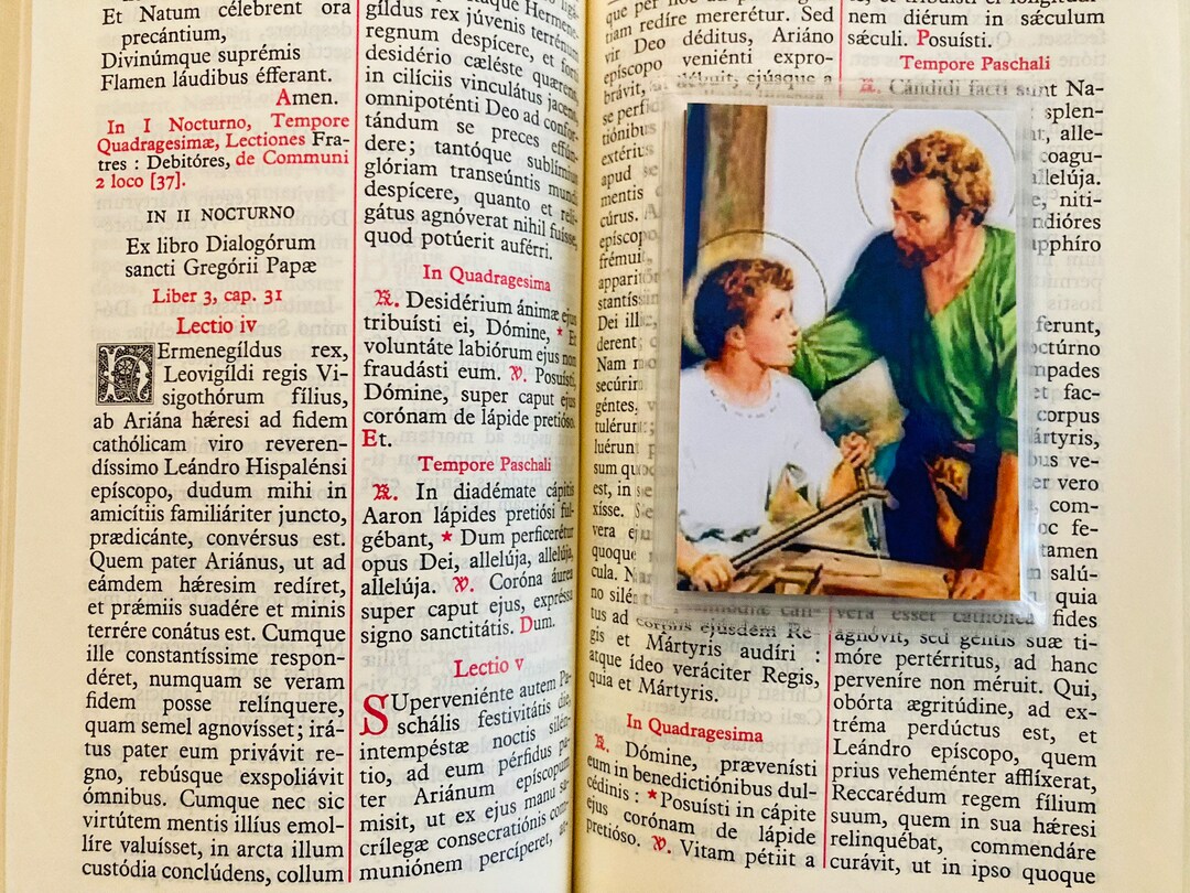 Saint Joseph Wallet Size Holy Card - Etsy