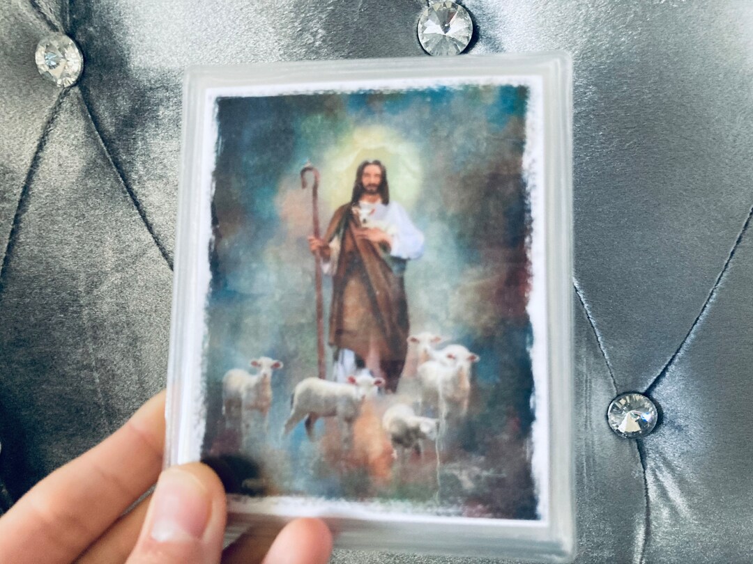 Good Shepherd, Jesus Christ, Holy Card. - Etsy