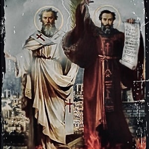 Return of Elijah and Henoch! Two Witnesses Holy Card - Etsy