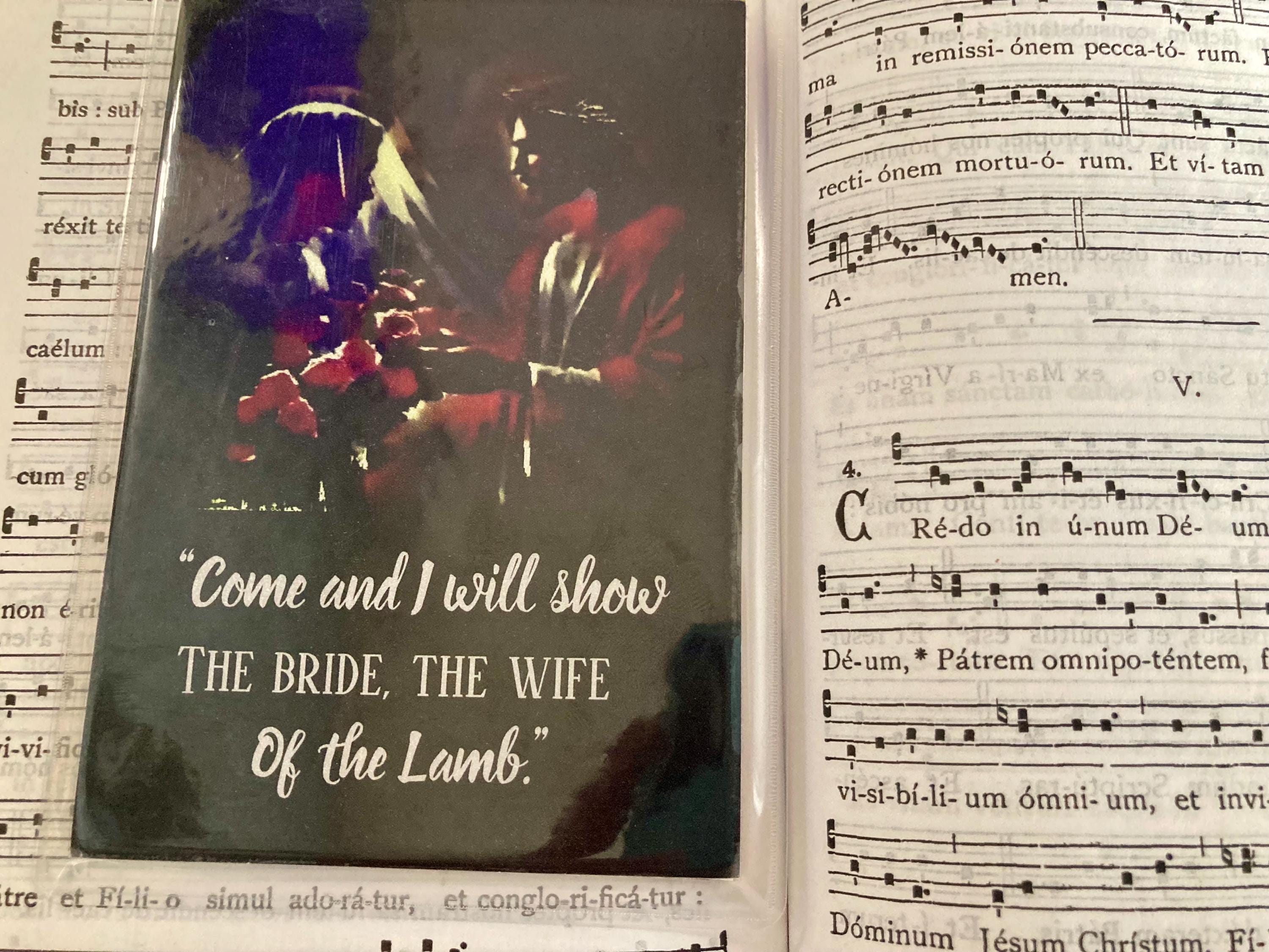 Bride of the Lamb Holy Card - Etsy