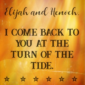 The Return of Elijah and Henoch! Holy Card - Etsy