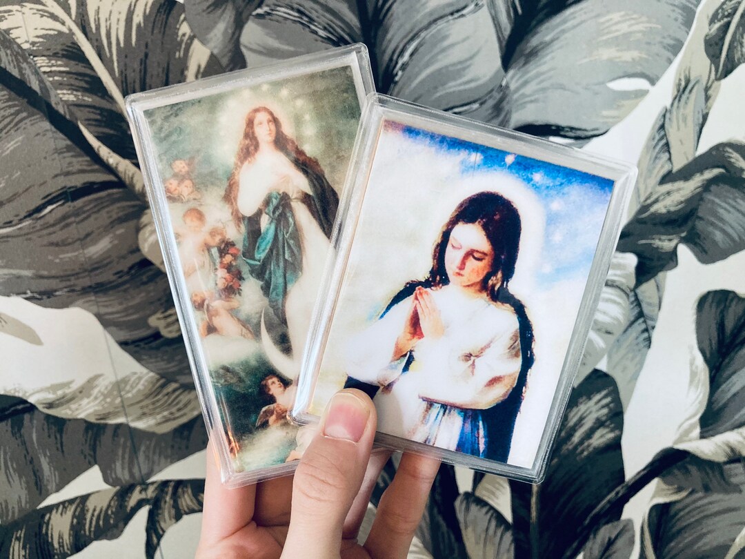Immaculate Conception Holy Card Set. - Etsy