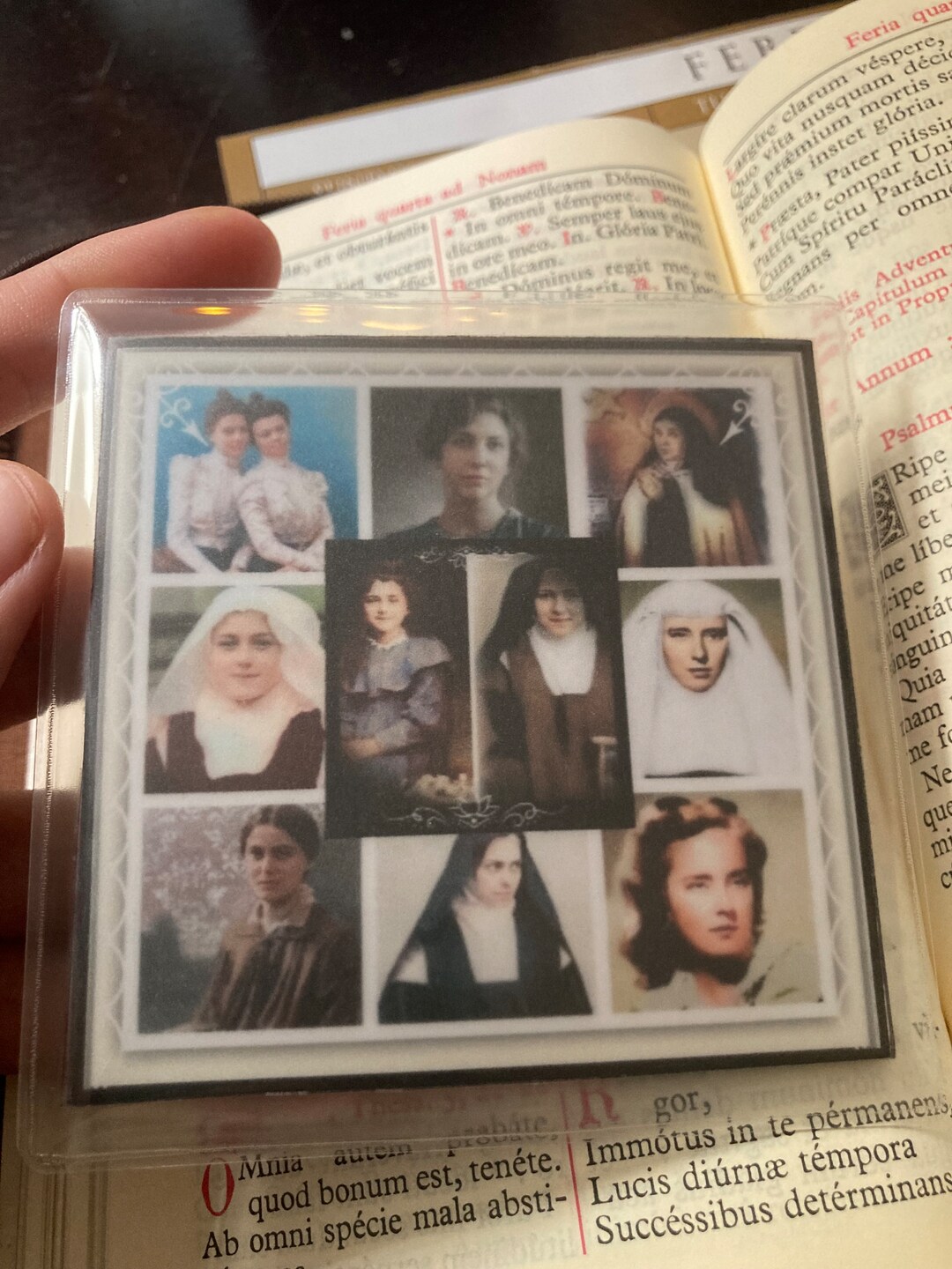 Carmelite Collage Holy Card - Etsy