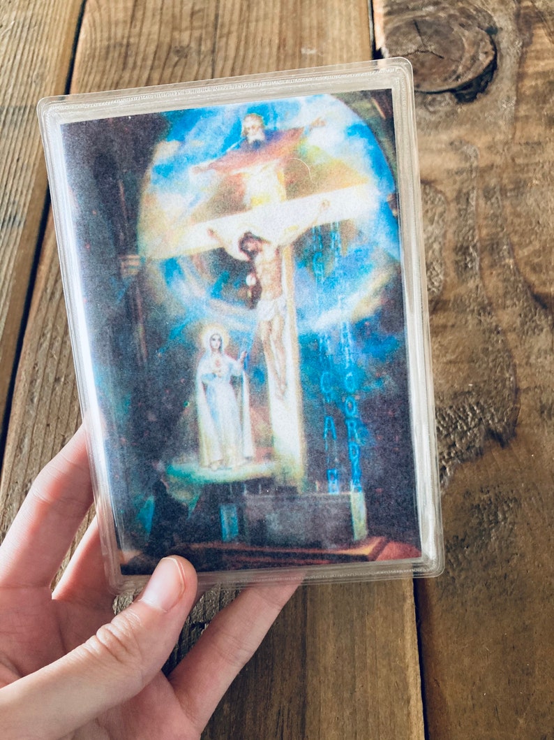 Our Lady of Fatima Trinity Holy Card. - Etsy