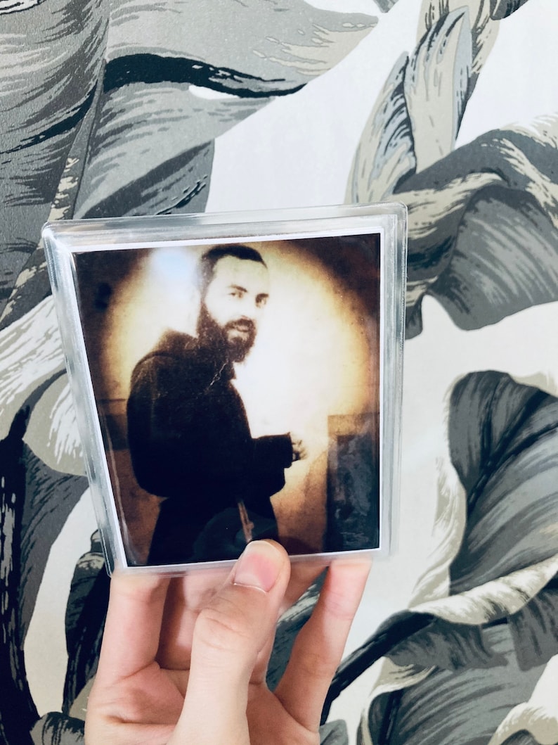 Young Padre Pio Holy Card. - Etsy