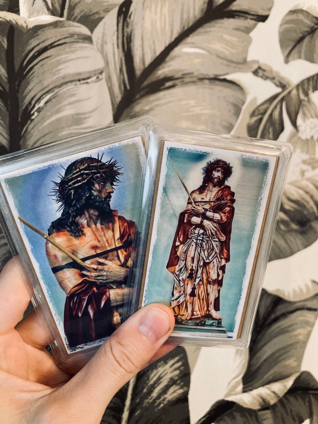 Passion of the Christ Holy Card Set - Etsy