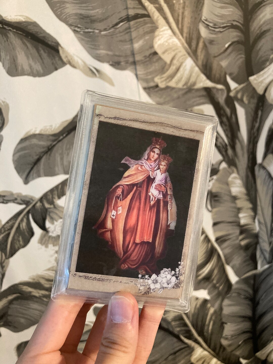 Our Lady of Mount Carmel Holy Card - Etsy