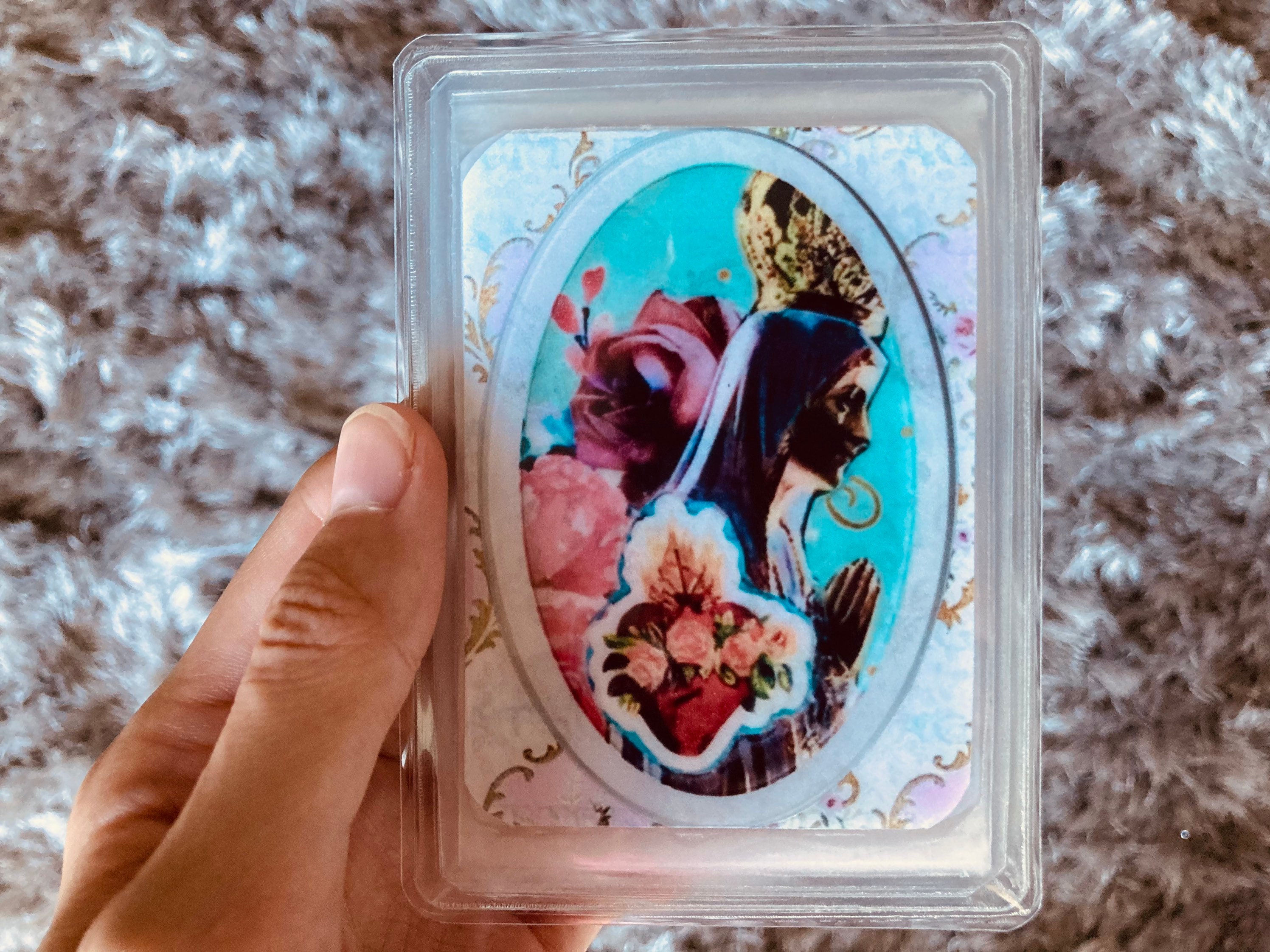 Our Lady of Fatima and Lucia Holy Card. - Etsy