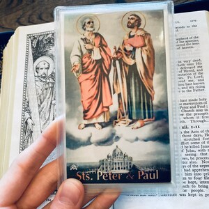 Saints Peter and Paul Holy Card - Etsy