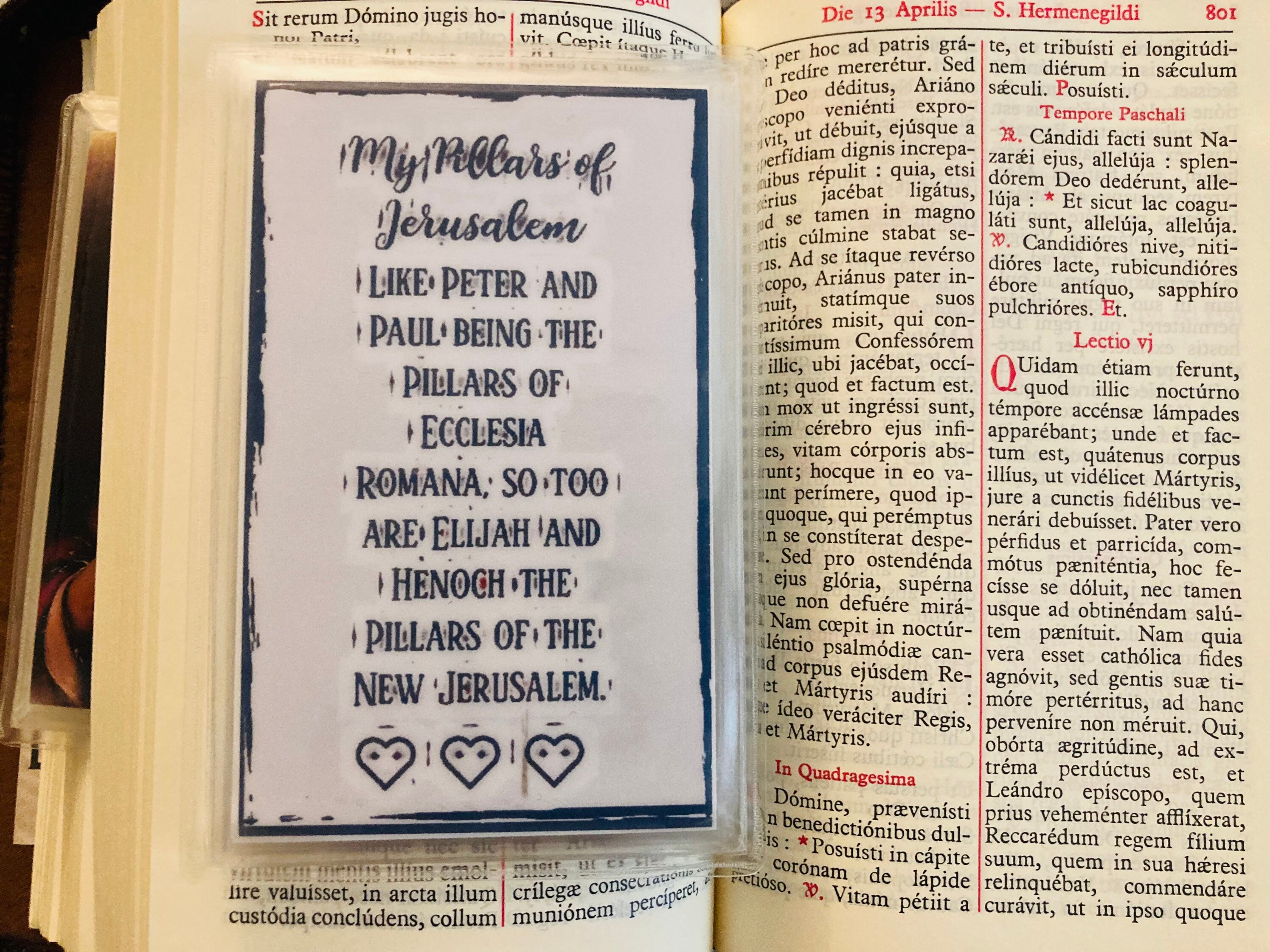 The Return of Elijah and Henoch Holy Card - Etsy