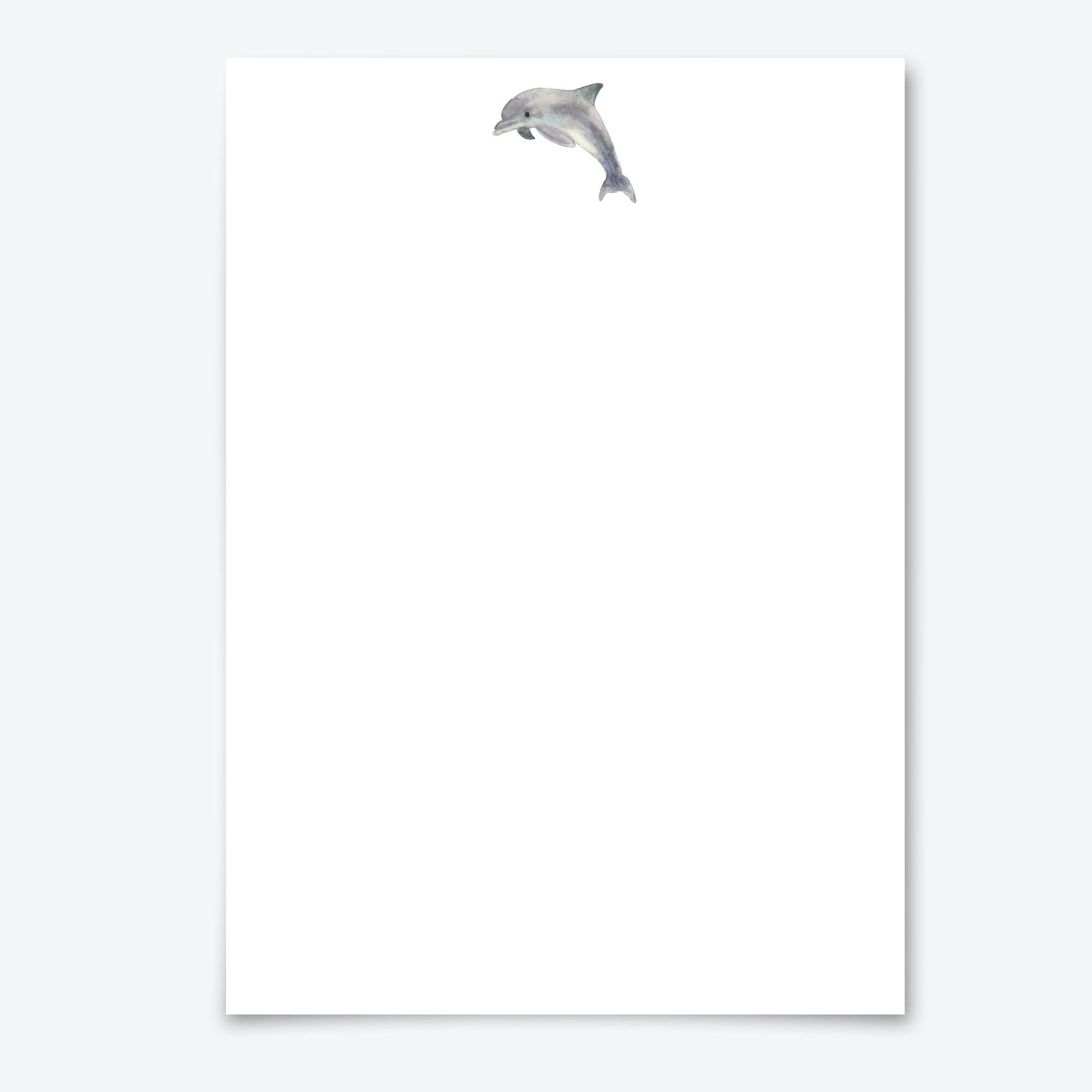 Dolphin Letter Writing Set Cute Stationery Set Letter - Etsy