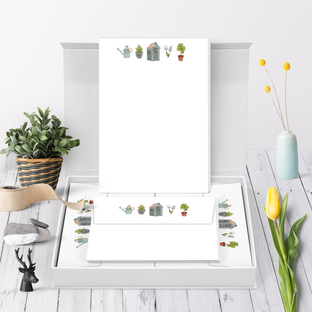 Summer Garden Stationery Set: A5 Letter Writing Paper & Envelopes - Etsy
