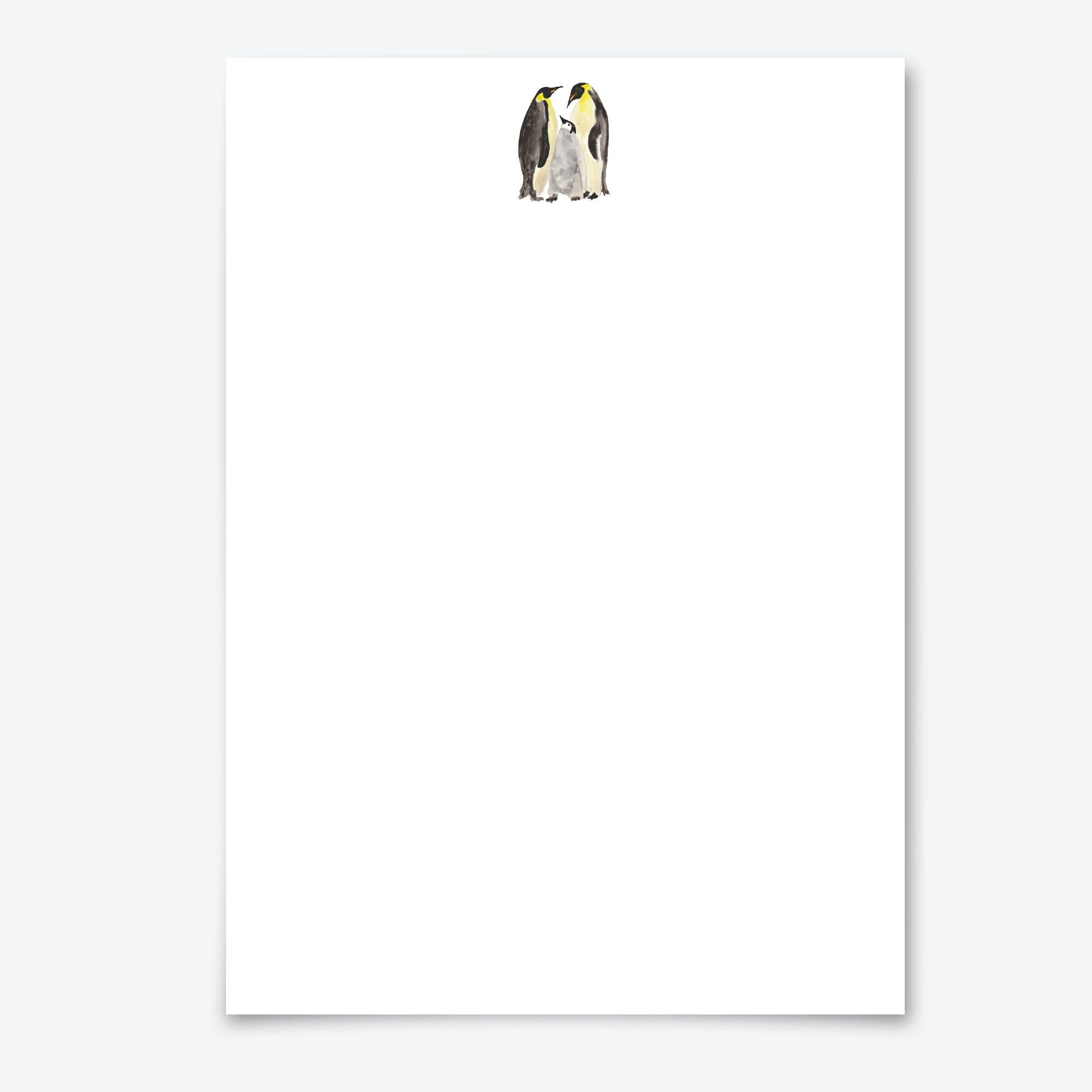 Penguin Family Letter Writing Set Cute Stationery Set Letter Writing ...