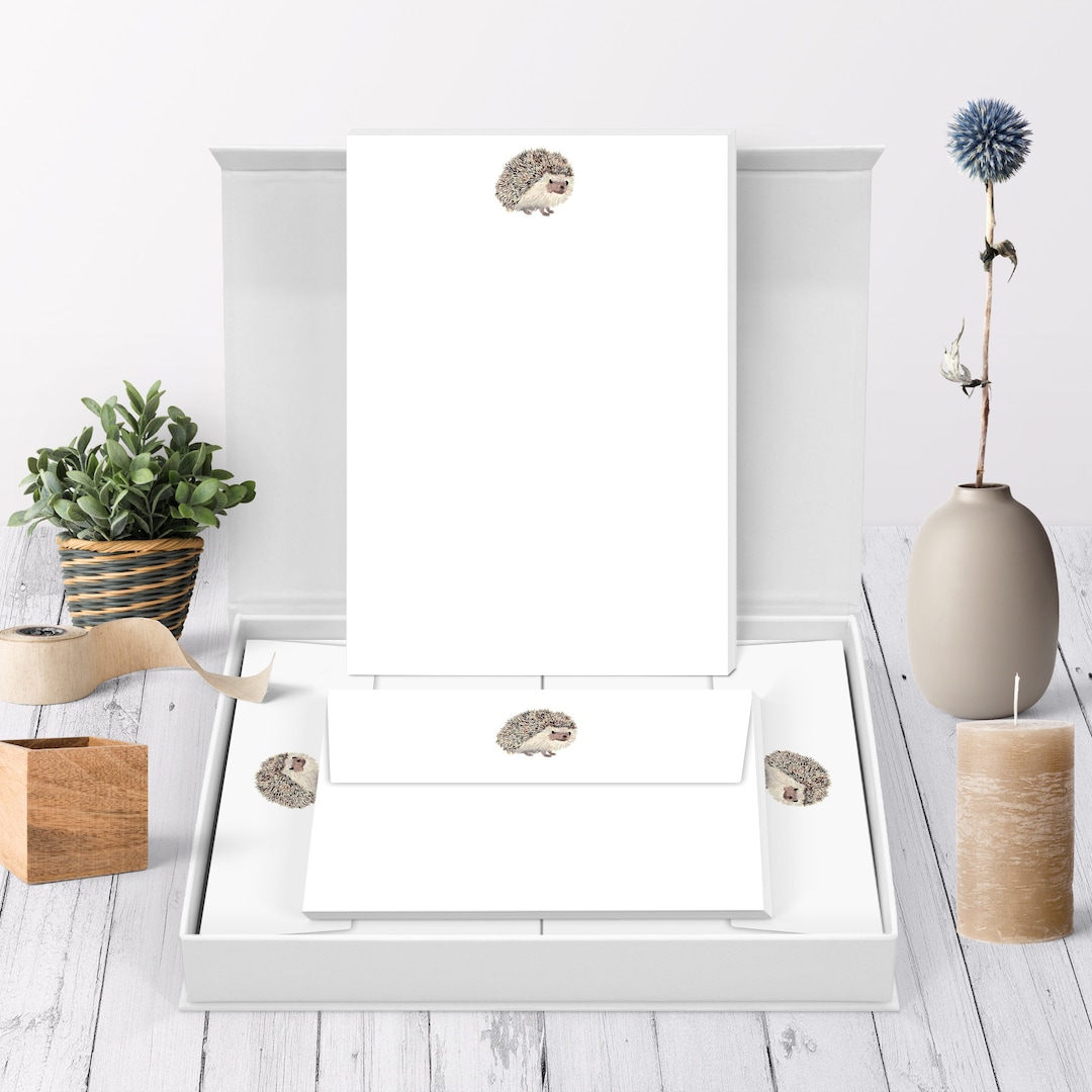 Hedgehog Letter Writing Set - Cute Stationery Set - Letter Writing Kit ...