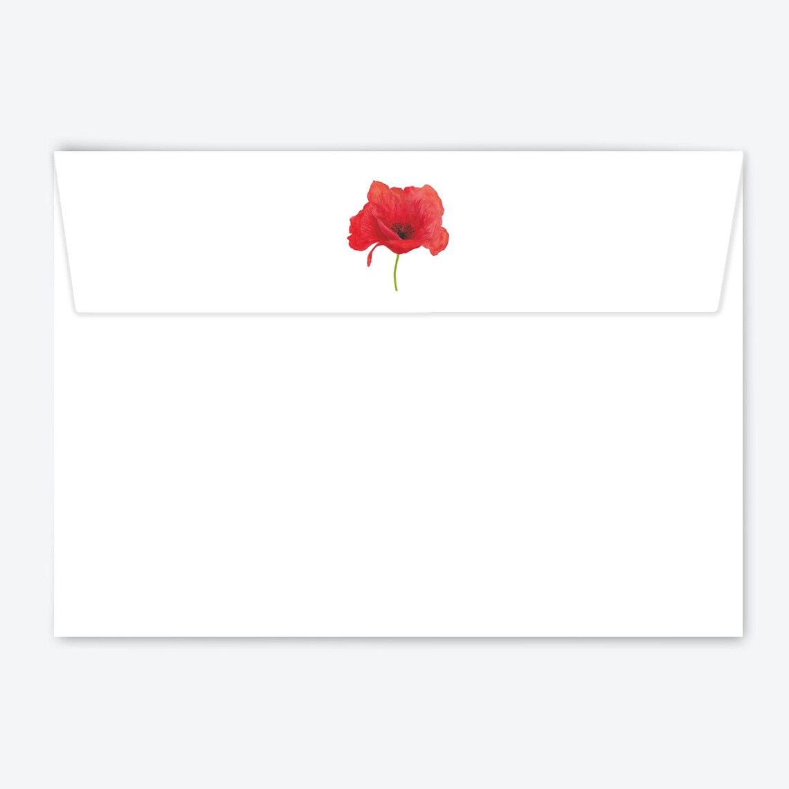 Red Poppy Letter Writing Set Luxury Stationery Set Letter - Etsy