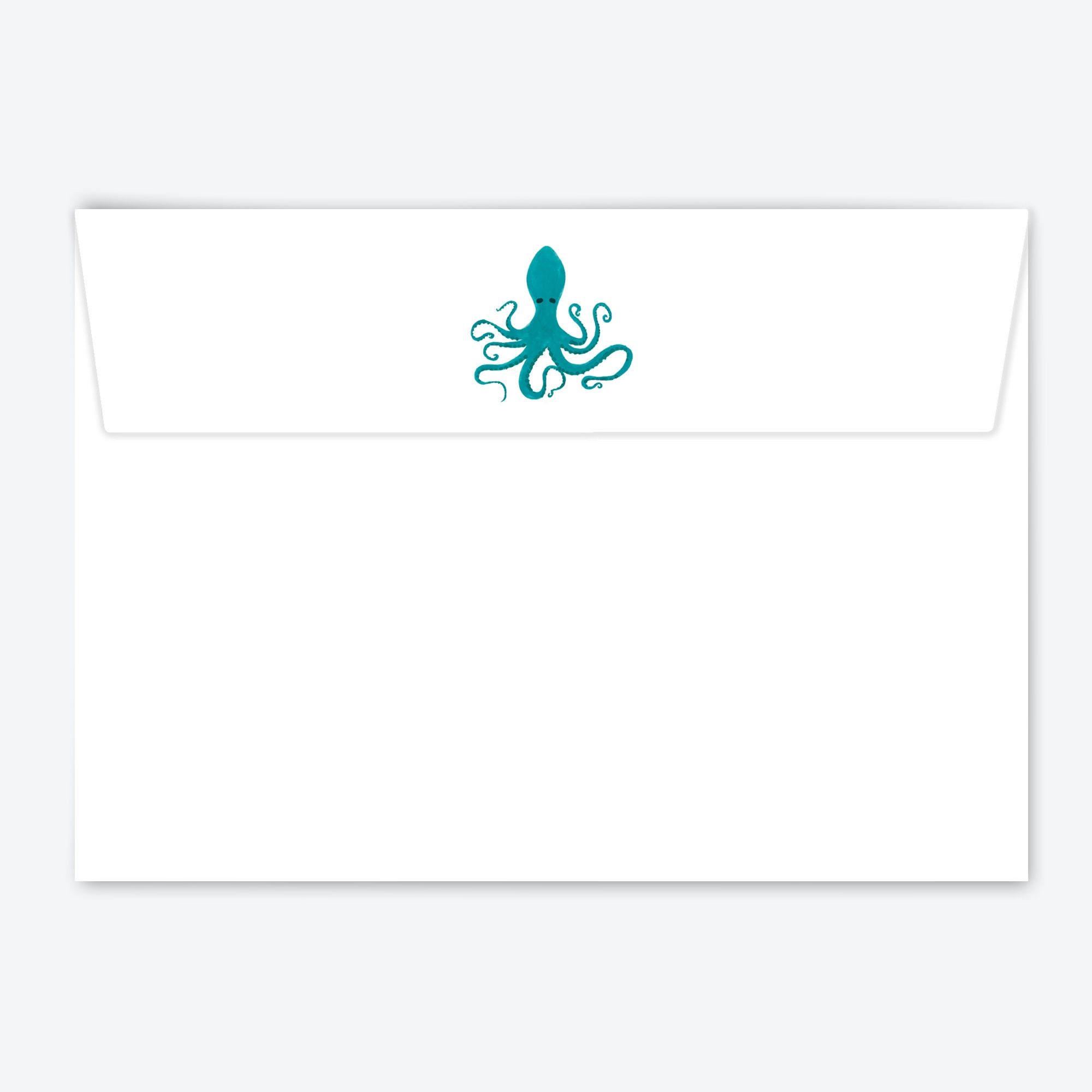 Octopus Letter Writing Set Luxury Stationery Set Letter - Etsy