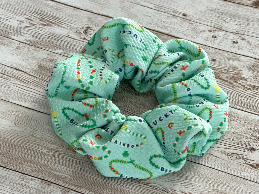 Friendship Bracelet Scrunchie, Hair Scrunchies for Women, Besties Gifts ...