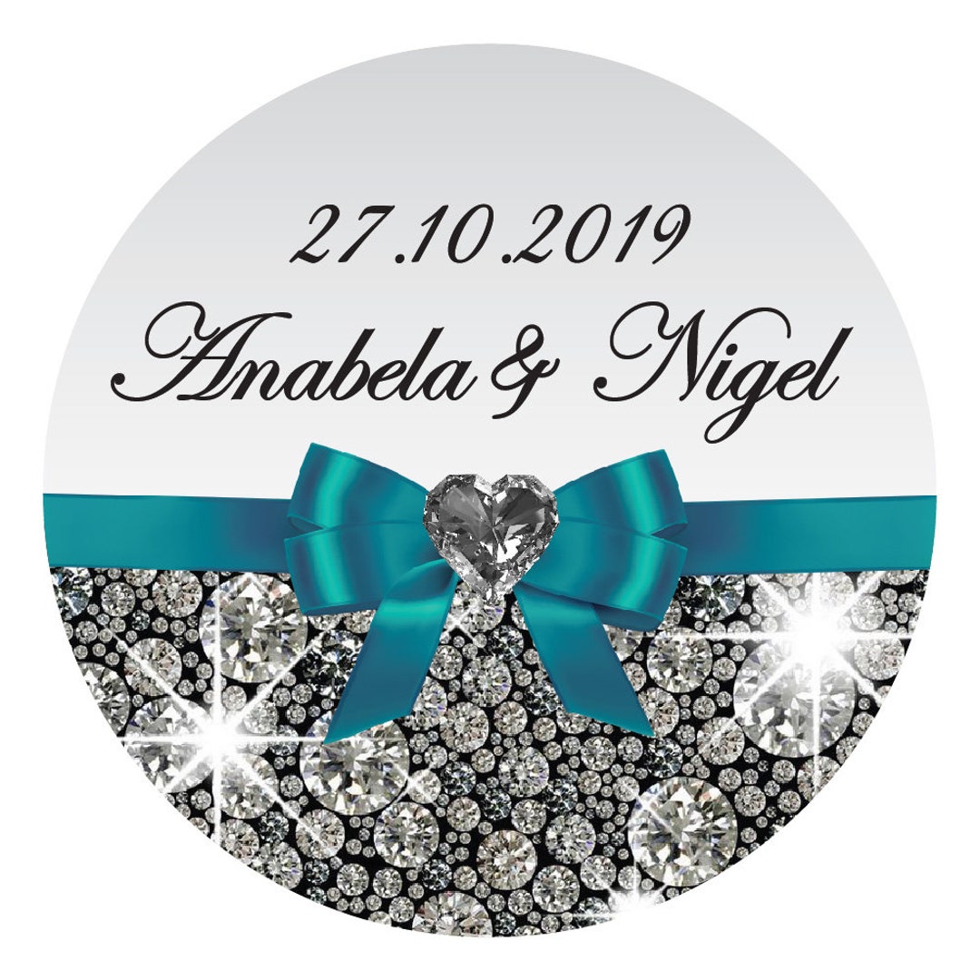 Personalised Wedding, Mehndi, Dholki Celebration Stickers - Etsy Singapore