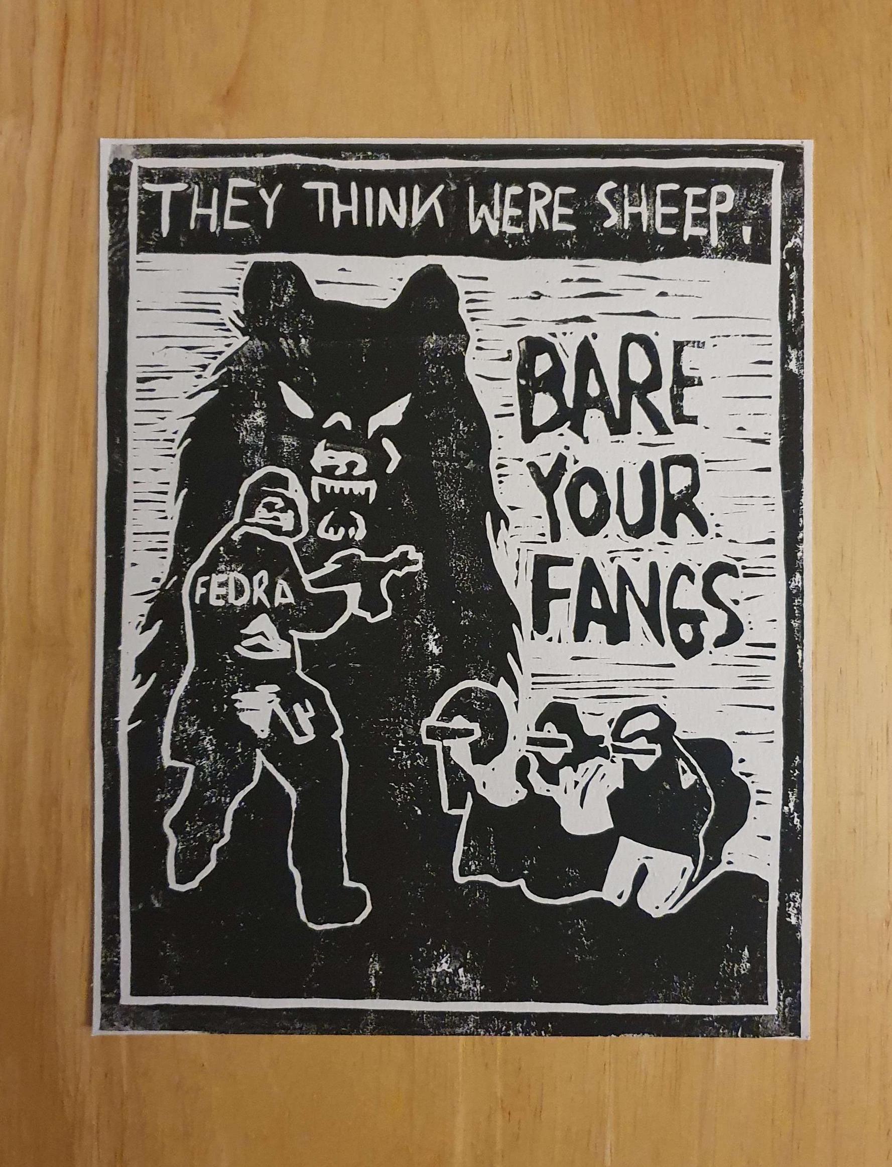 The Last of Us Part 2 WLF Lino Poster Print - Etsy