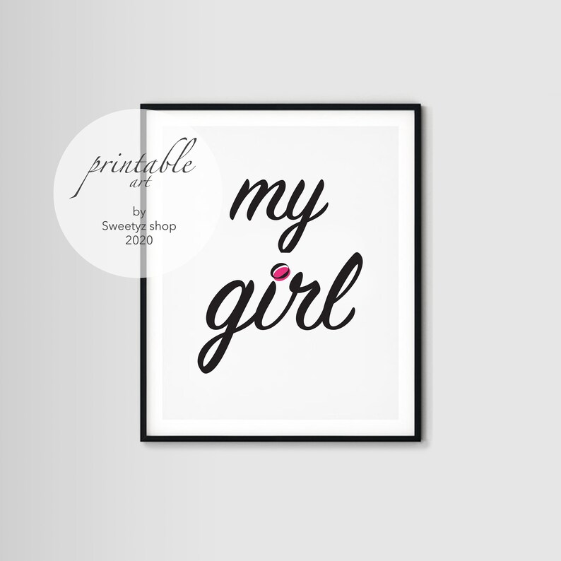 Printable Baby Roomgirl Nursery Decorset of 3wall Artbaby - Etsy