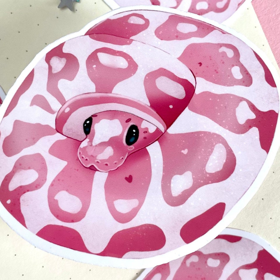 Snake Sticker | Boop A Snoot | Snake Fruit | Sticker Pack sold by ...